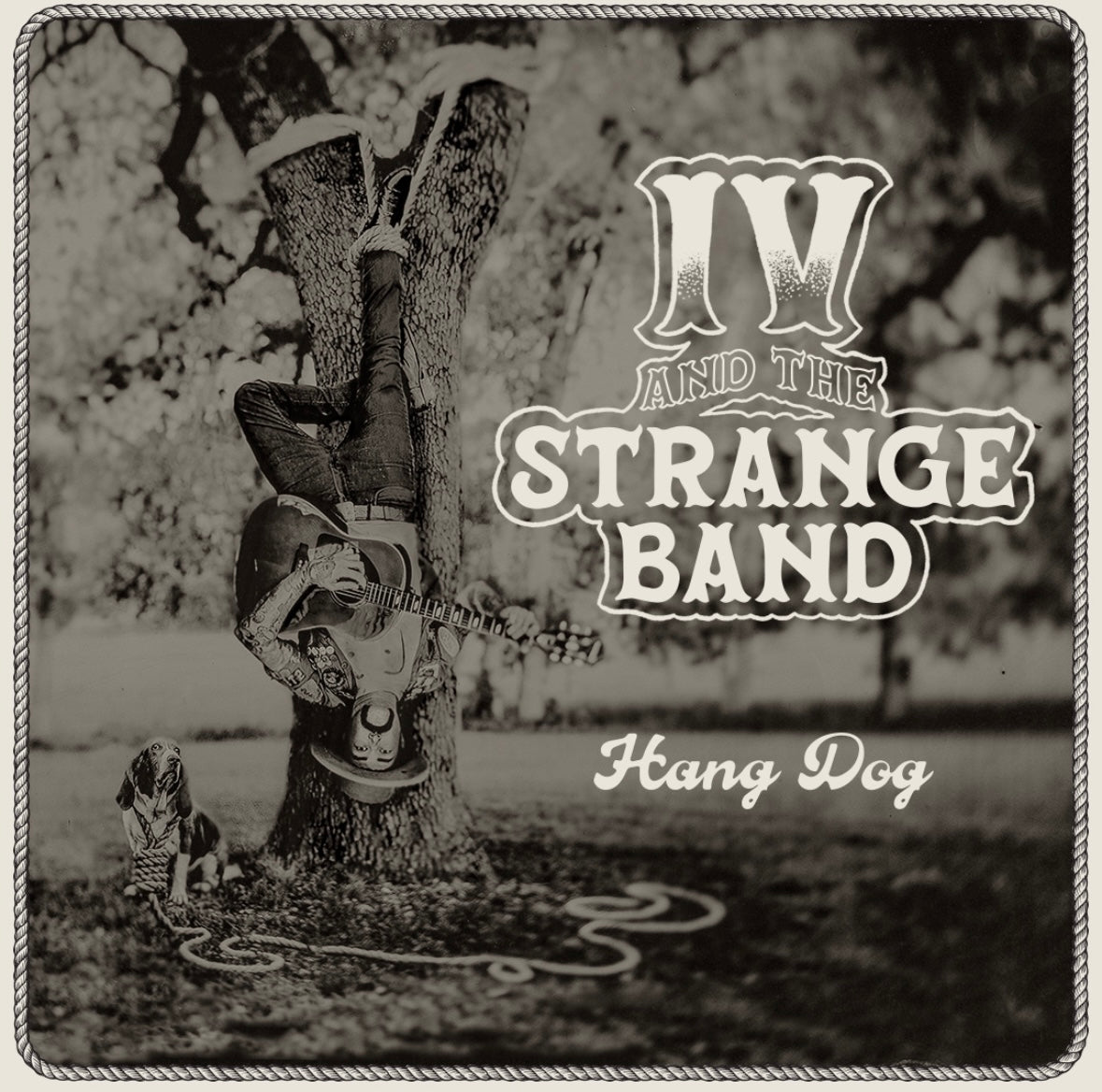 Hang Dog signed black vinyl – IV and the Strange Band